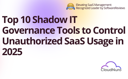 Top 10 Shadow IT Governance Tools to Control Unauthorized SaaS Usage in 2025
